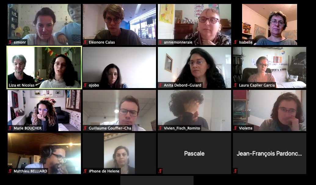 Réunion virtuelle sur l’instruction à domicile - Guillaume Gouffier Valente